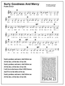 Surely Goodness And Mercy – Music Minister