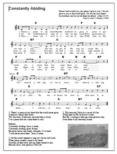 Constantly Abiding – Music Minister